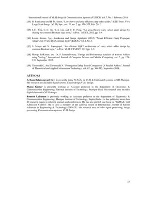 DESIGN AND IMPLEMENTATION OF AN IMPROVED CARRY INCREMENT ADDER PDF