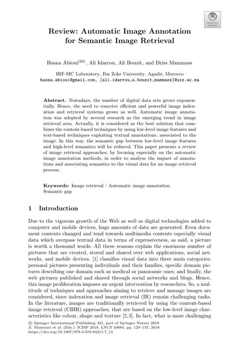 Pdf Review Automatic Image Annotation For Semantic Image Retrieval