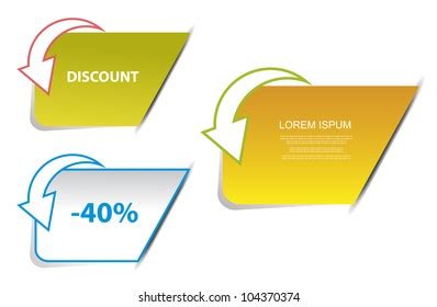 Vector Text Box Arrow Design Stock Vector Royalty Free 57788500