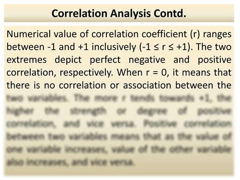 SOLUTION Determination And Measurement Of Relationships Correlation Analysis Studypool