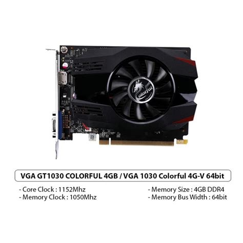 Jual Vga Nvidia Gt1030 Colorful 4gb Gddr4 Shopee Indonesia