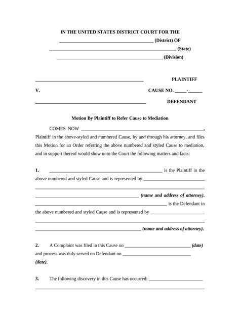 Mediation Statement Template Fill Out And Sign Online Dochub
