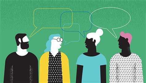 비즈니스 및 금융 마케팅 회의 및 의사 소통 사람들 개념 말풍선 직원 참여에 대한 스톡 벡터 아트 및 기타 이미지 직원 참여 비즈니스 직업 Istock