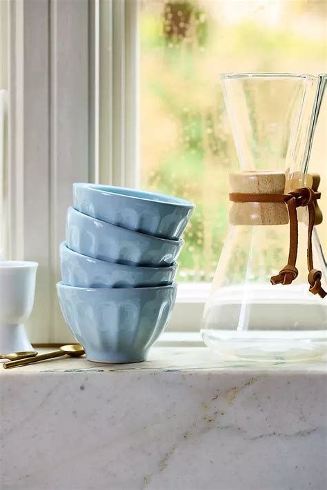 The Latte Stoneware Nut Bowls Set Of 4 Amelie Edition