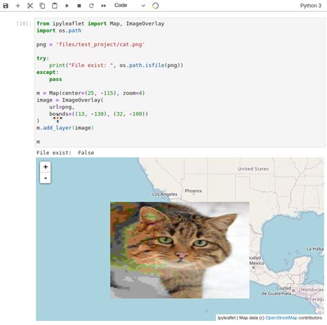 Jupyterlab Fails In Rendering ImageOverlay From File Issue Jupyter Widgets Ipyleaflet