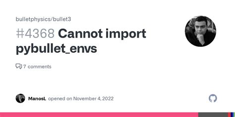 Cannot Import Pybullet Envs Issue 4368 Bulletphysics Bullet3 GitHub