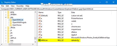 Remove Programs From Open With Context Menu In Windows Tutorials