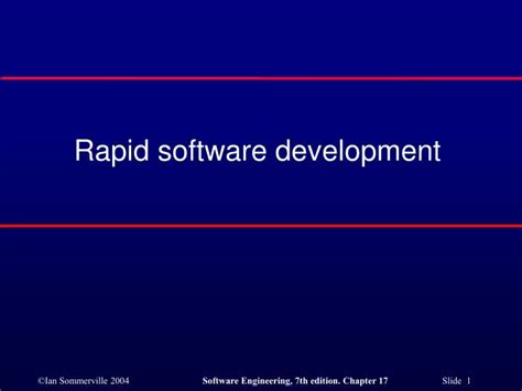 PPT Rapid Software Development PowerPoint Presentation Free Download ID