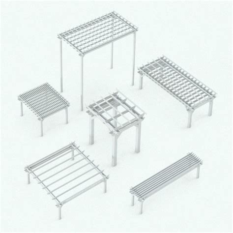 Pergola 3d Model Blackbee3d Revit Families 3d Models And More