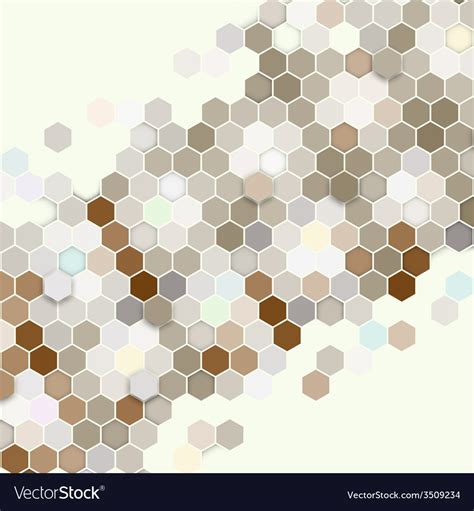 Geometric Background Abstract Hexagonal Pattern Vector Image