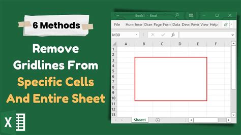 how to remove gridlines in excel