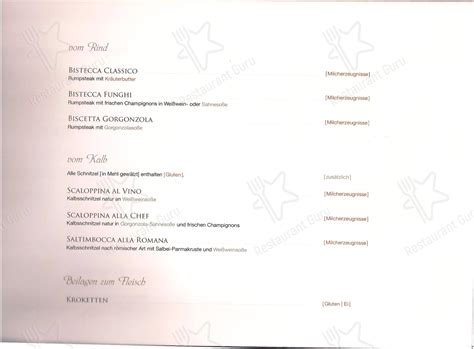 Speisekarte Von Il Terrazzino Pizza Reinheim