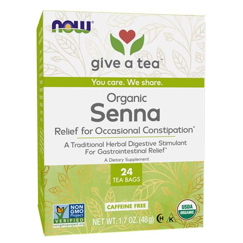 Now Senna Tea Bags 24bags Dermame