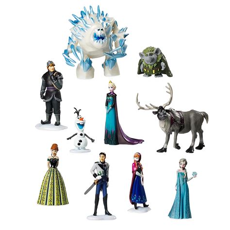 Frozen Disney 10 Figuras Deluxe Origina Comprar Otras Figuras De Acción En