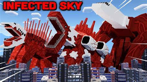 QuÁi VẬt MÁy Bay Infected Sky TiẾn HÓa Trong Minecraft Youtube