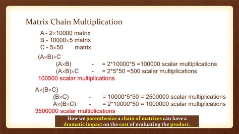 Matrix Chain Multiplication In Design Analysis Of Algorithm Pptx