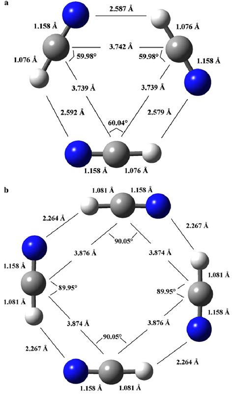Structure Of Optimized Cyclic Trimer A And Tetramer B Download Scientific Diagram