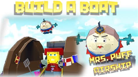 Krusty Krew Spongebob Mech Now With Mrs Puff Airship Babft Roblox Youtube
