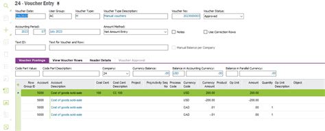 How To Remove External Manual Voucher Rows Not Approved Ifs Community