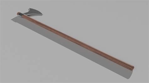 3d Model Dane Axe Vr Ar Low Poly Cgtrader