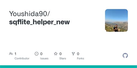 Github Youshida90sqflitehelpernew
