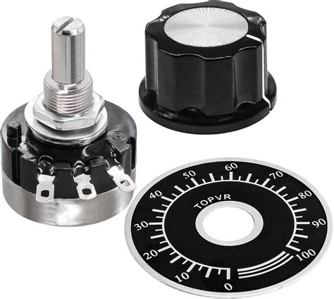 Taiss 2pcs Rv24yn20s 1k Potentiometer Single Turn Carbon Film Rotary