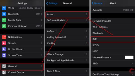 How To Find Your Iphone S Imei Number Via Settings And Code
