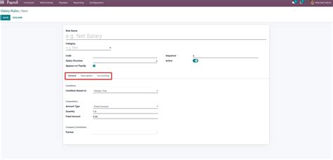 How To Create And Configure Salary Rules In Odoo Payroll