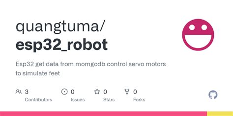 Github Quangtuma Esp Robot Esp Get Data From Momgodb Control Servo Motors To Simulate Feet