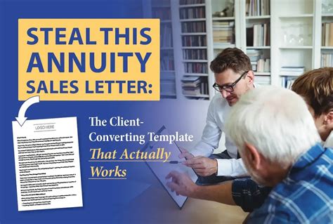 Steal This Annuity Sales Letter Client Converting Template That Works