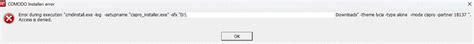 Error Cleanup And Installing Firewall Help Cis Comodo Forum