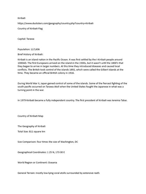 Kiribati Pdf
