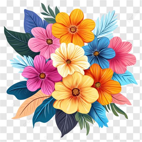 활기찬 열대 꽃 꽃다발 클립 아트 그림 열대 꽃 꽃다발 다채로운 꽃꽂이 활기찬 꽃 클립 아트 Png 일러스트 및 이미지 에 대한 무료 다운로드 Pngtree