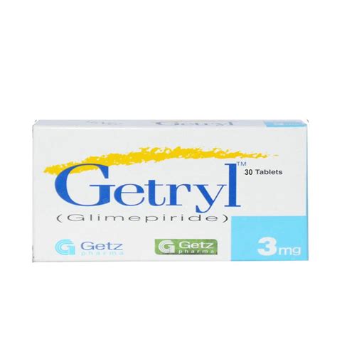 Buy Getz Pharma Getryl 3mg 30 Ct For Diabetes Online In Pakistan My