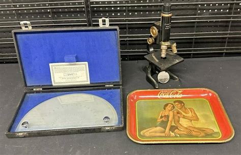 3 Pc Misc Estate Lot To Include Layout Protractor In Case By