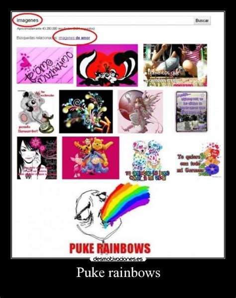 Puke Rainbows Desmotivaciones