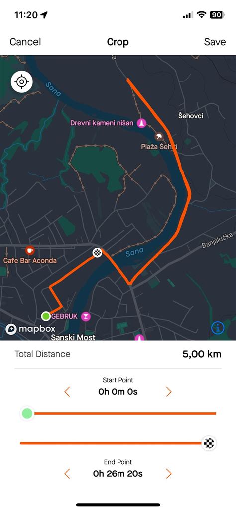 Dark Mode Map Rstrava