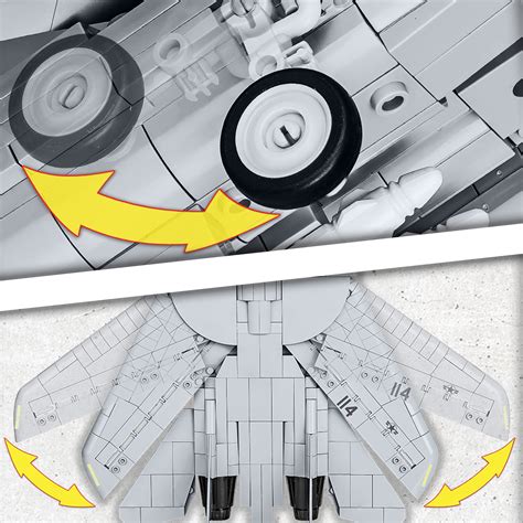 F 14a Tomcat Modellflugzeug Cobi Klemmbaustein Set