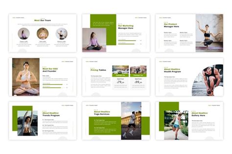 Шаблон Keynote для Healtico — «Здоровая культура Шаблоны презентаций Включая иммунный и