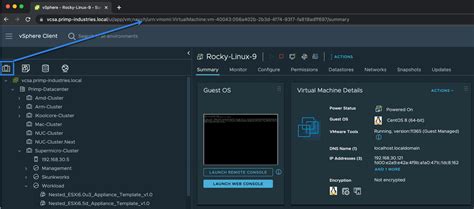 generating a vsphere ui link to a specific virtual machine