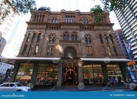 Victorian Multistory Shopping Arcade Of Classic And Historic Queen