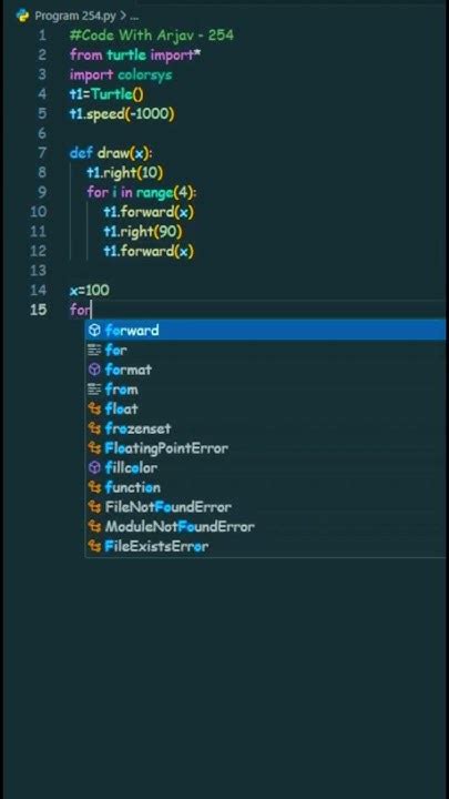 Python Turtle Graphic Design😜😜🥰🥰 Python Coding Status 😍😜 Shorts