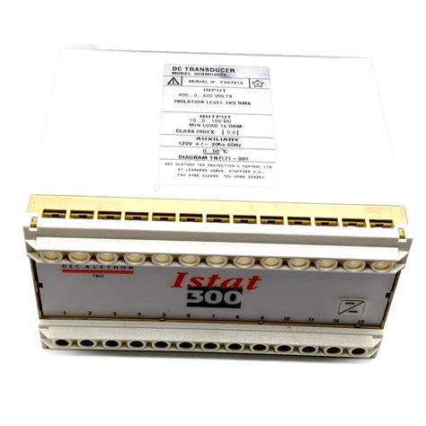 Gec Alsthom Istat 300 Dc Transducer Model 3dbmg9003 Pm Dealz