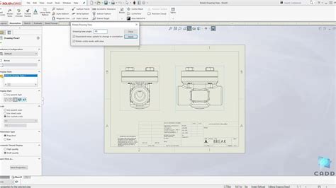 Solidworks Rotate Drawing View Updated Well Theres Something I