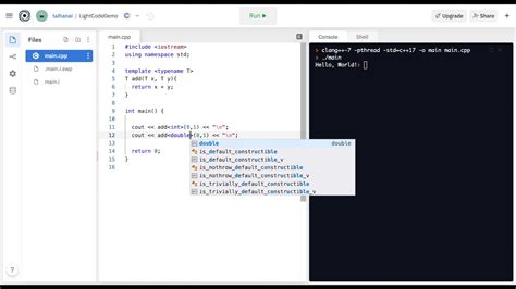 C Function Template Youtube