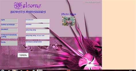Ida Shinsetsu Program Sederhana Biodata Menggunakan Visual Basic