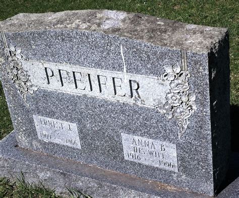 Anna B Pfeifer 1916 1996 Find A Grave Memorial
