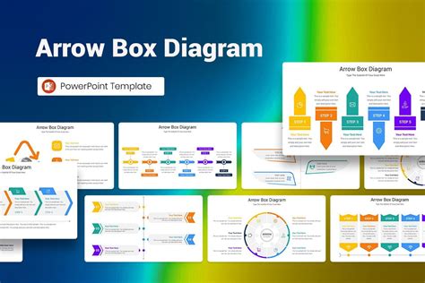 Poweredtemplate에서 Limo Des의 Arrow Box Diagram Powerpoint Template 파워 포인트 템플릿 12837