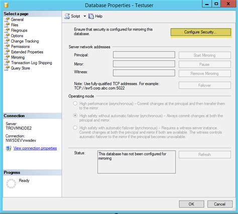 How To Configure Database Mirroring Learn SQL Concepts
