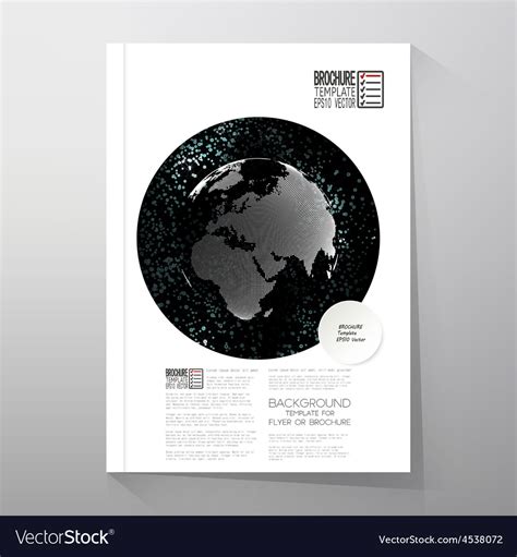 Interconnection Network Molecular Structure Vector Image